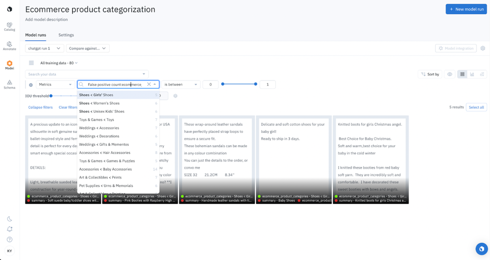 How to automate labeling for product categorization with LLMs